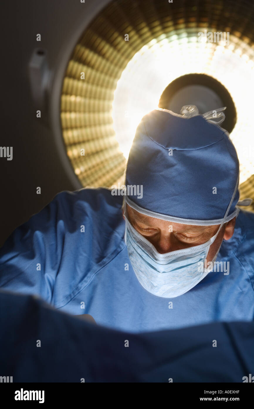 Surgeon at work Stock Photo - Alamy