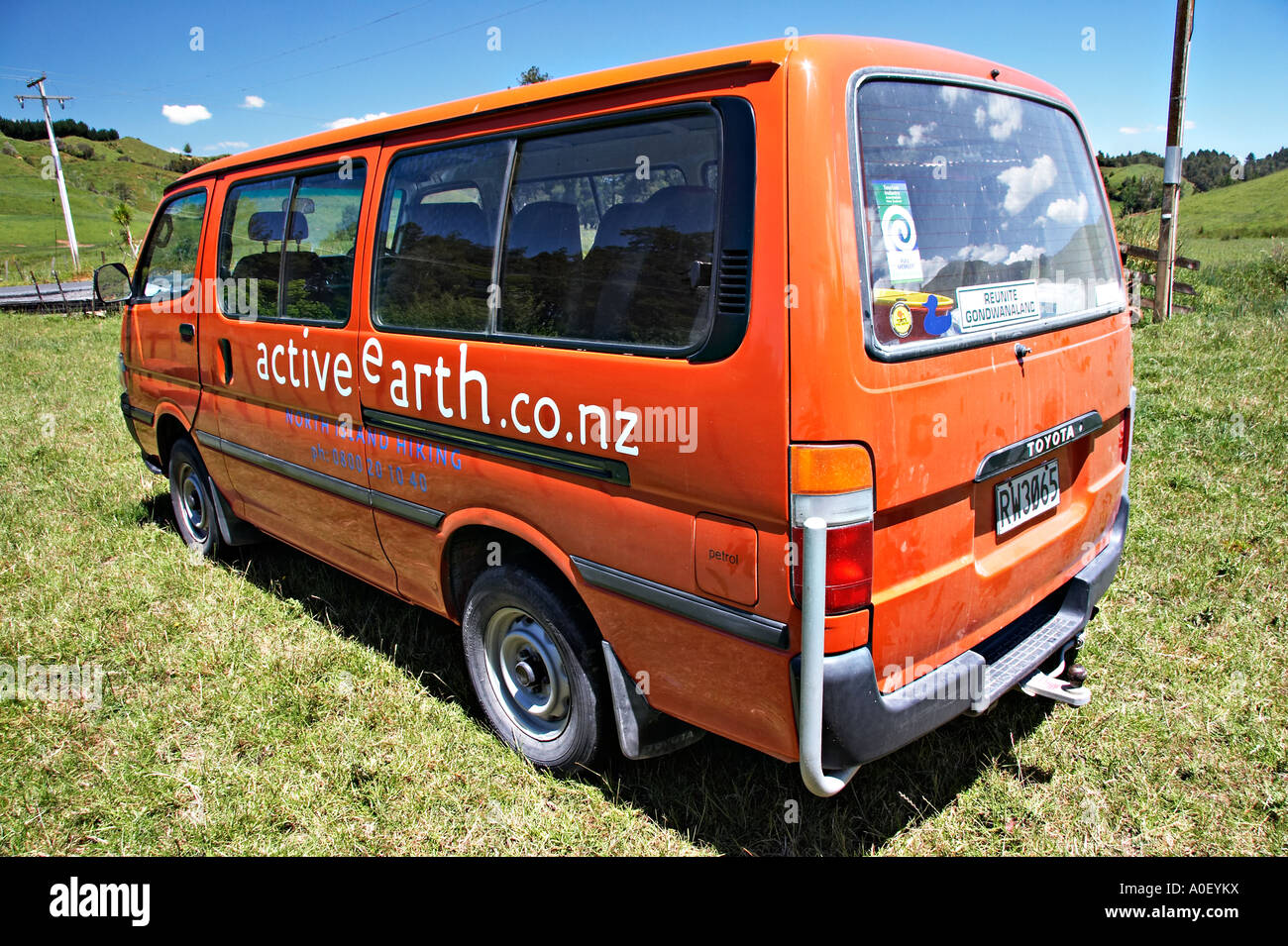 Active earth hiking new zealand van hi-res stock photography and images ...
