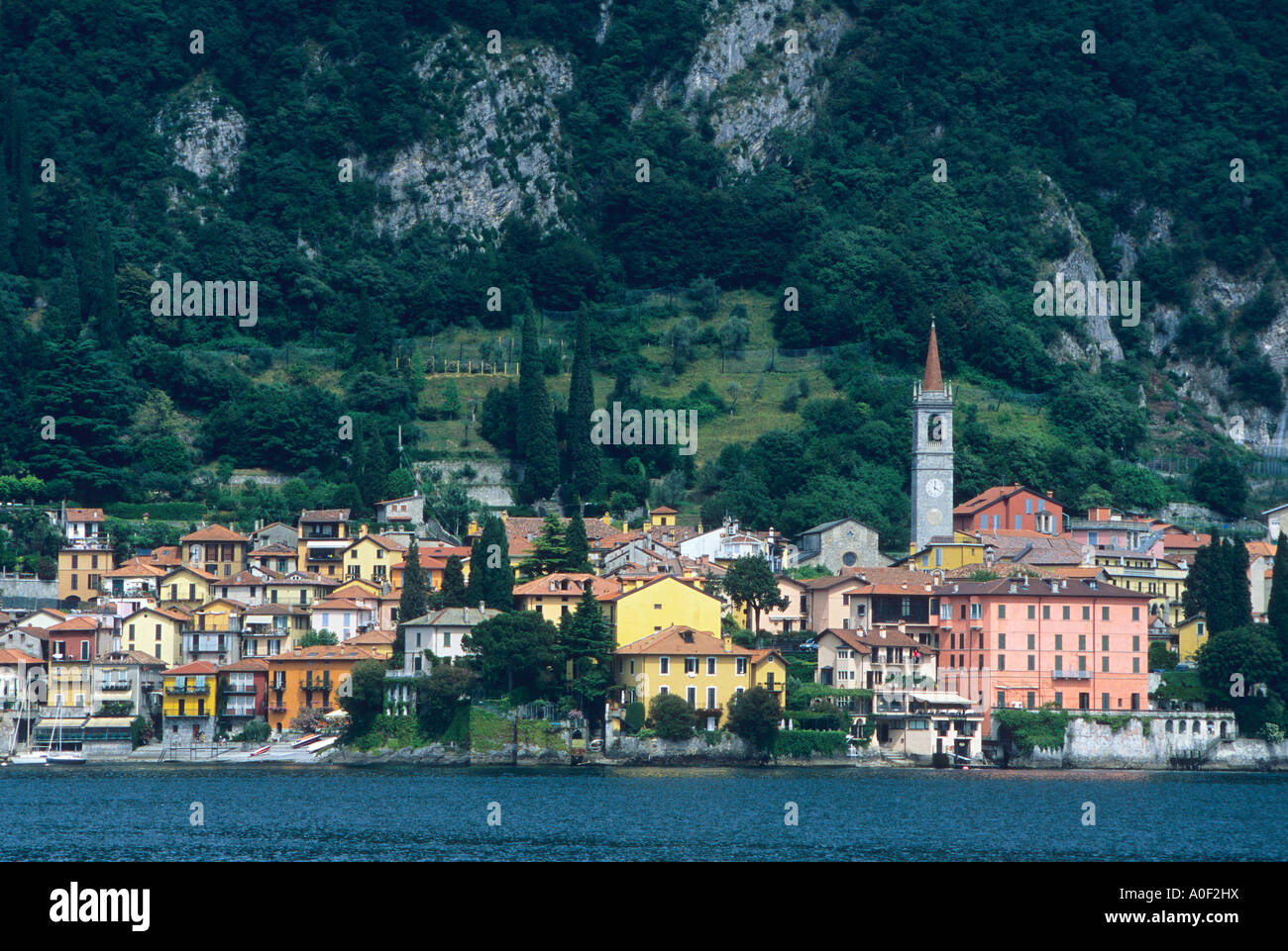 Italy, Town of Verenna, Lake Como Stock Photo - Alamy