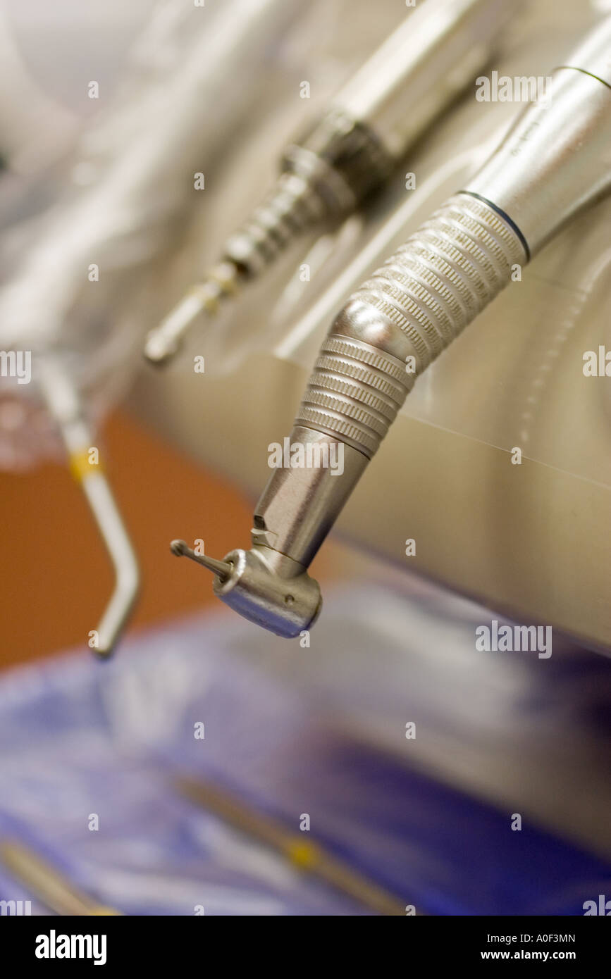 Dental instruments in a dentist's surgery Stock Photo - Alamy