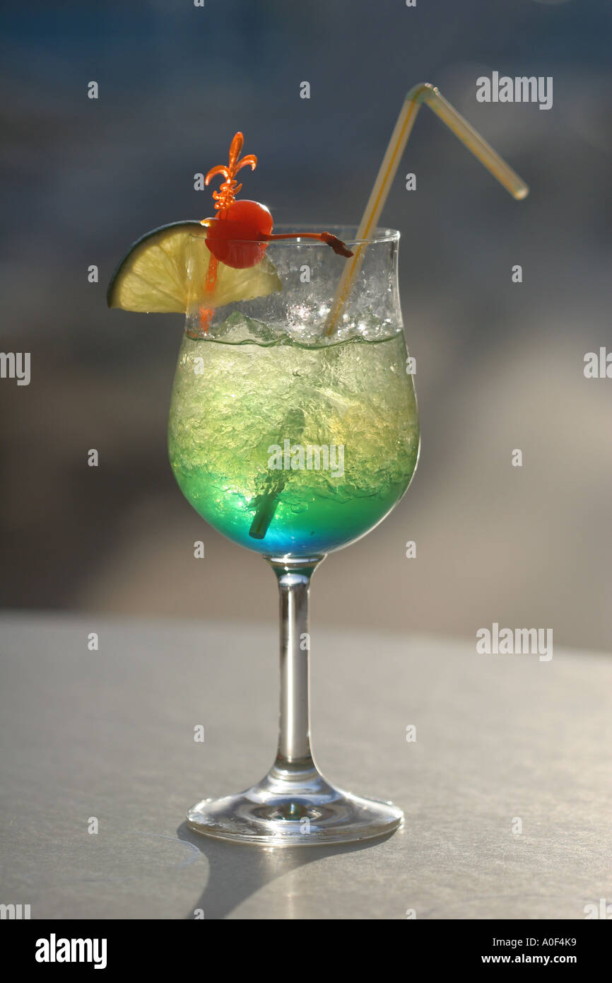 Minerva II cocktail on a summers evening on cruise ship Stock Photo - Alamy
