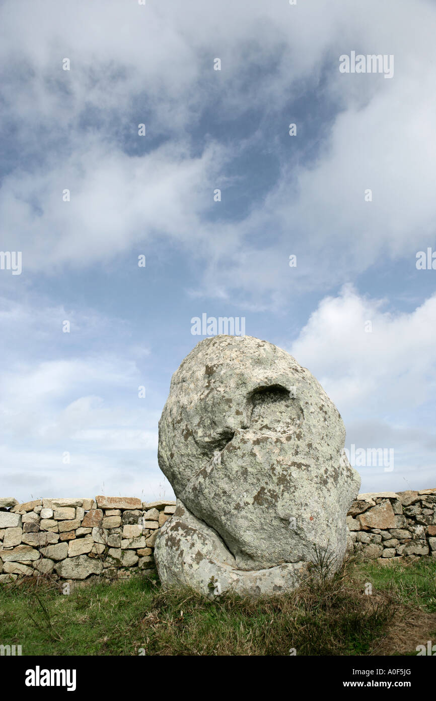 Megalithic Standing Stones at Carnac in France Stock Photo - Alamy