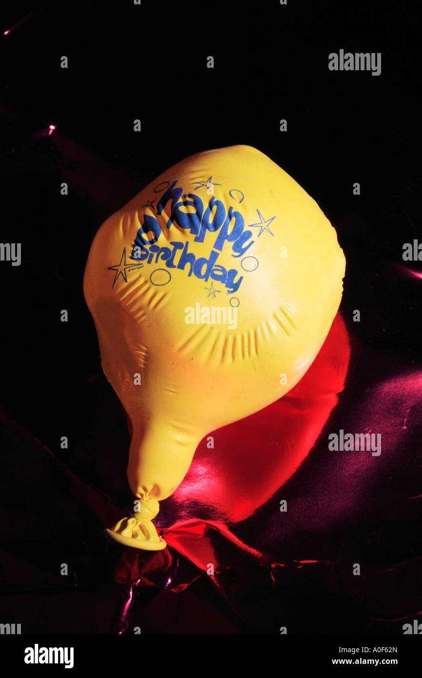 A Sad Deflated Ballon Stock Photo - Alamy