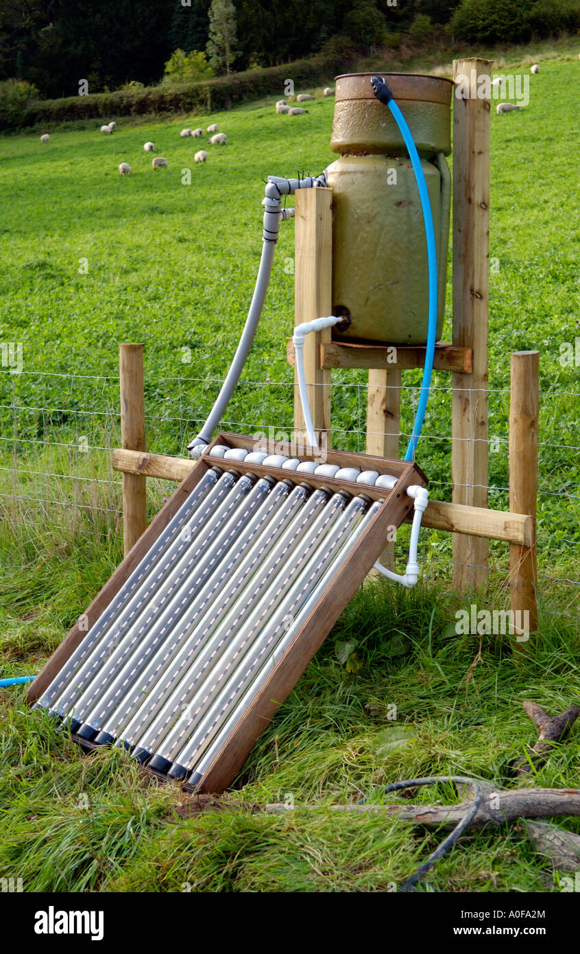 Simple solar hot water system hi-res stock photography and images - Alamy