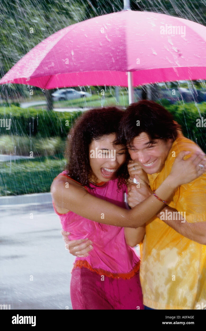 Top view young couple under hi-res stock photography and images - Alamy