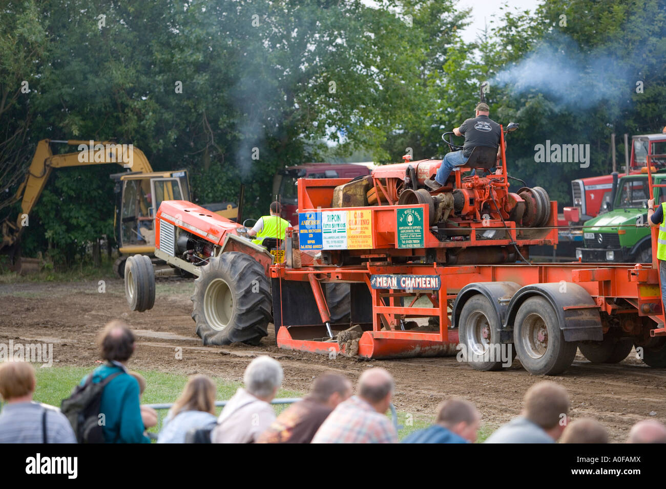 tractor pulling event at an agricultural show in England Stock Photo ... tractor pulling event at an agricultural show in England Stock Photo ...