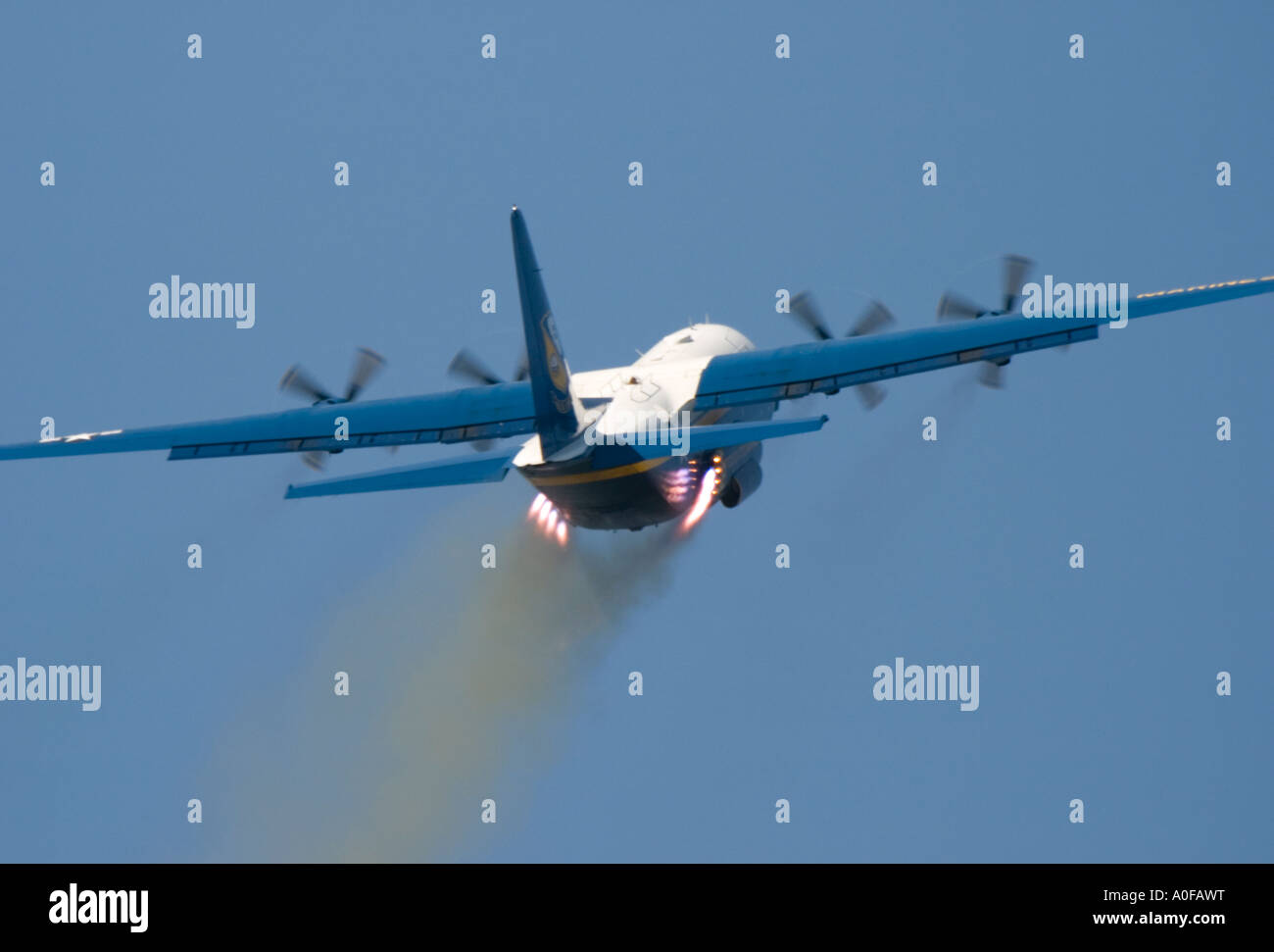 Fat Albert, the Blue Angles Lockheed Martin C130 Hercules support plane ...