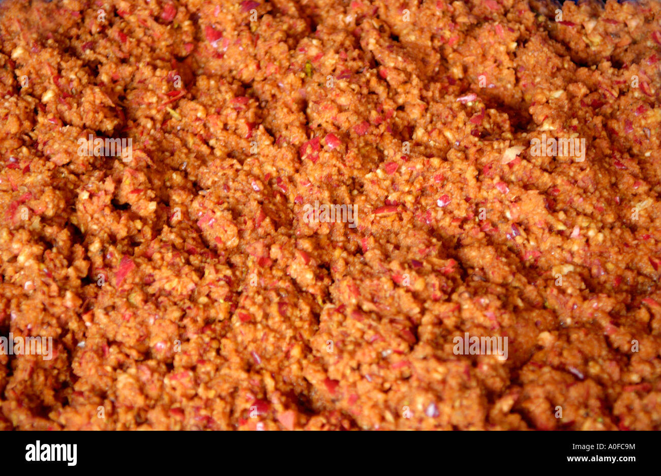Cider apple pulp ready for pressing Much Marcle, Herefordshire, England ...
