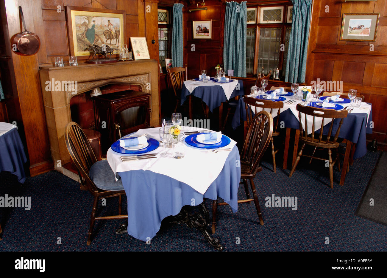 Fine dining restaurant at The Talbot at Knightwick Worcestershire ...