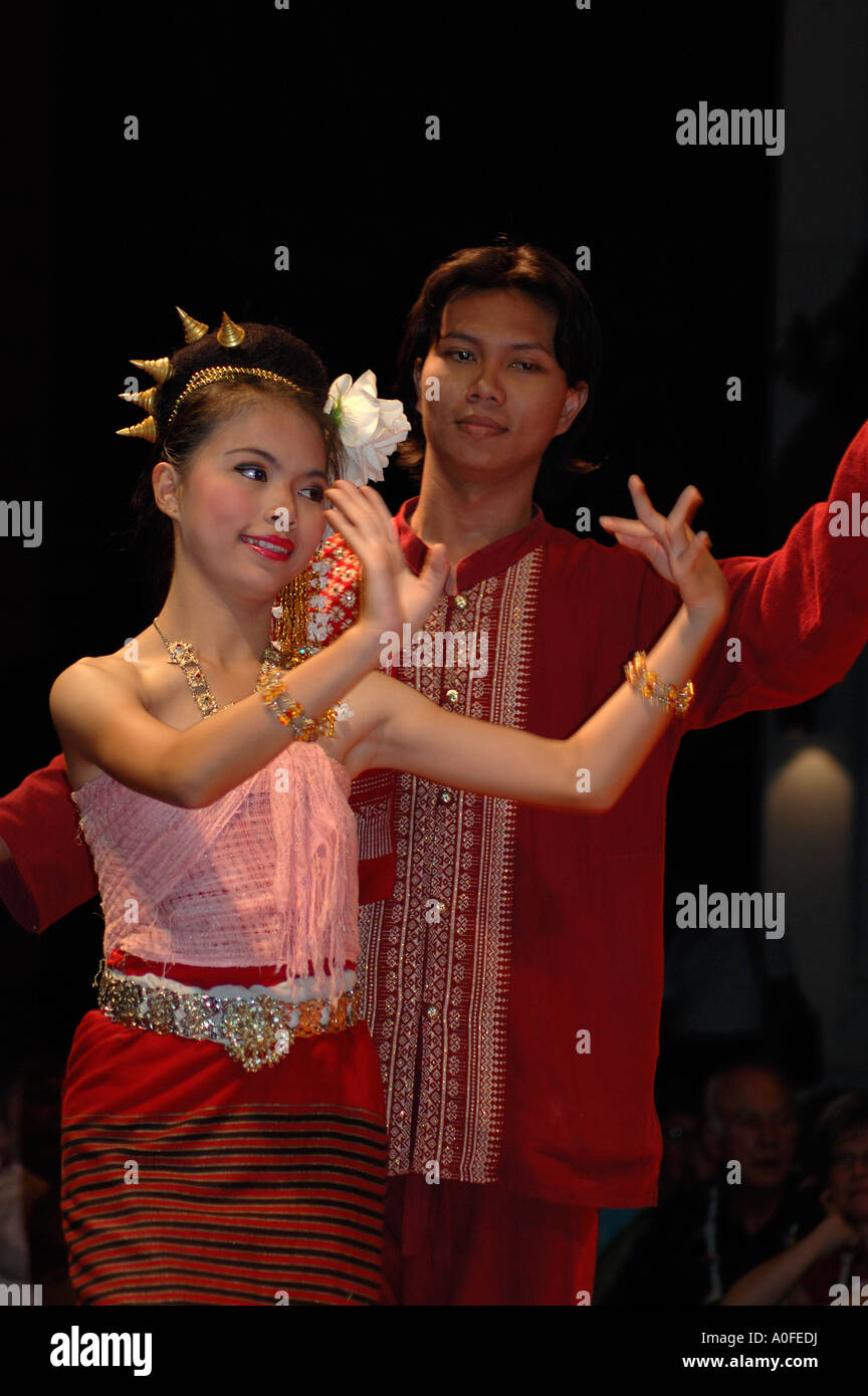 Traditional Thai dancing show in chiang mai, Northern Thailand Stock ...