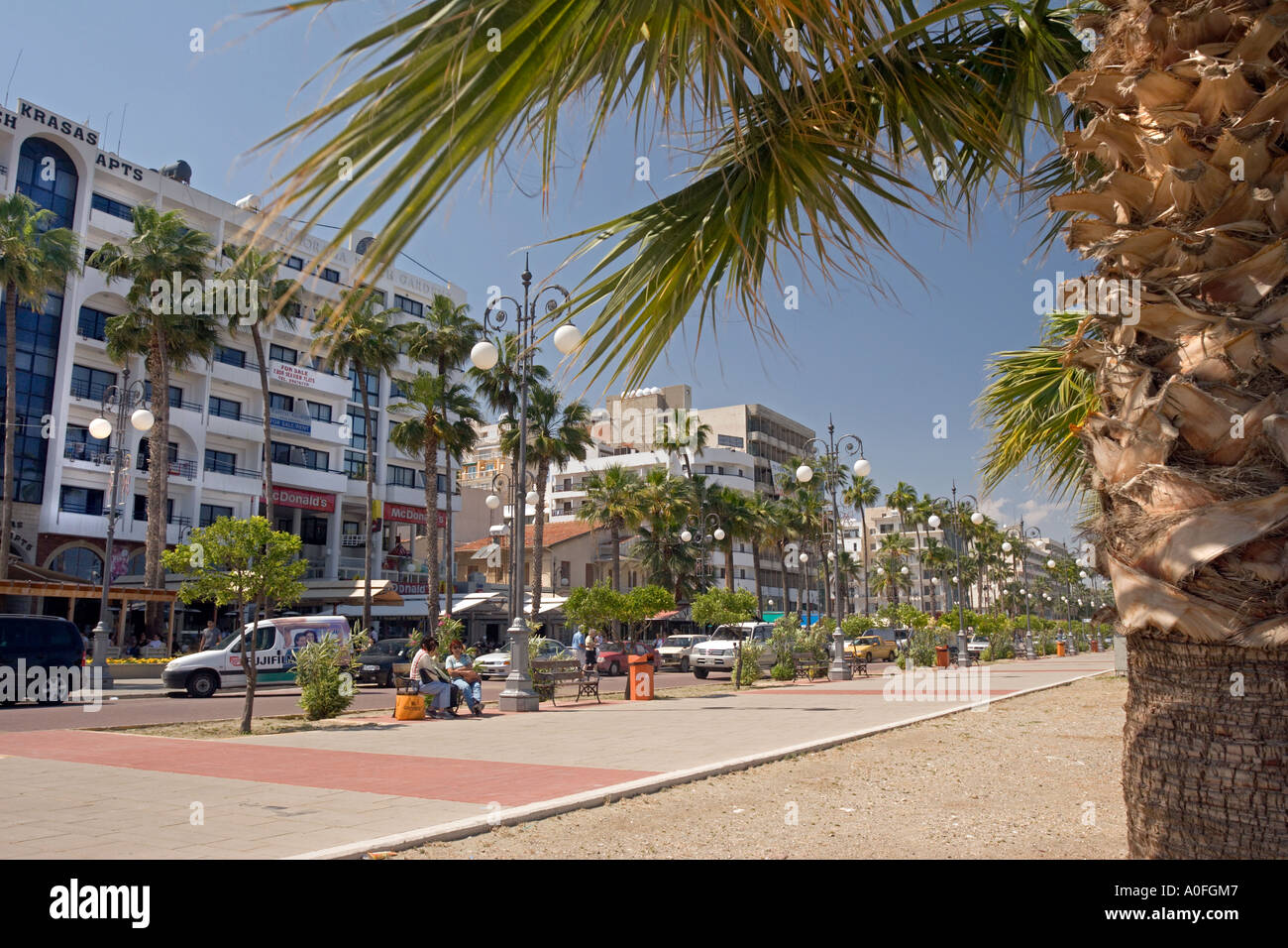 Larnaca seafront, Cyprus Stock Photo - Alamy