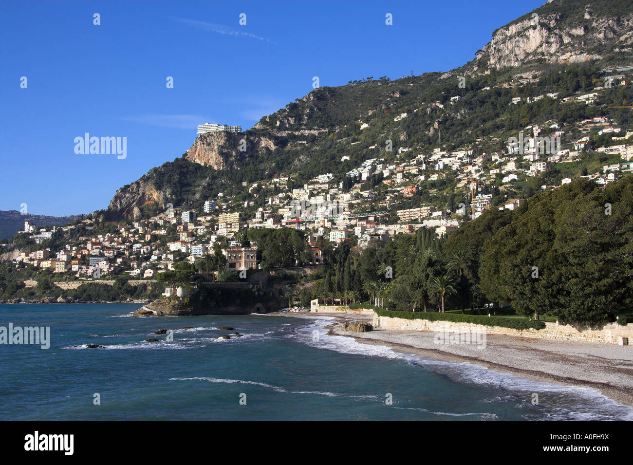 Monaco from Cap Martin, South of France Stock Photo - Alamy