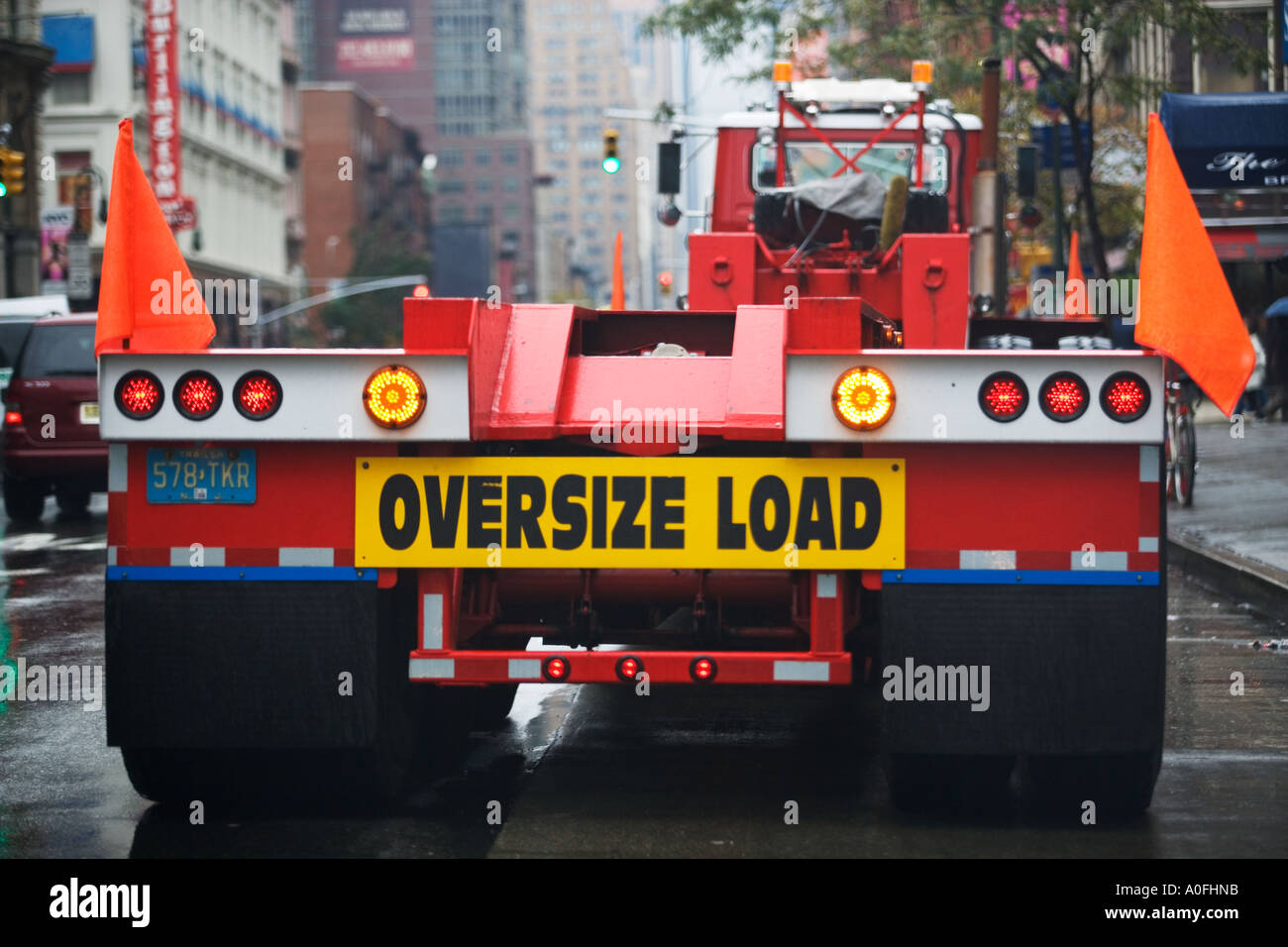 OVER SIZE LOAD, TRUCK Stock Photo - Alamy