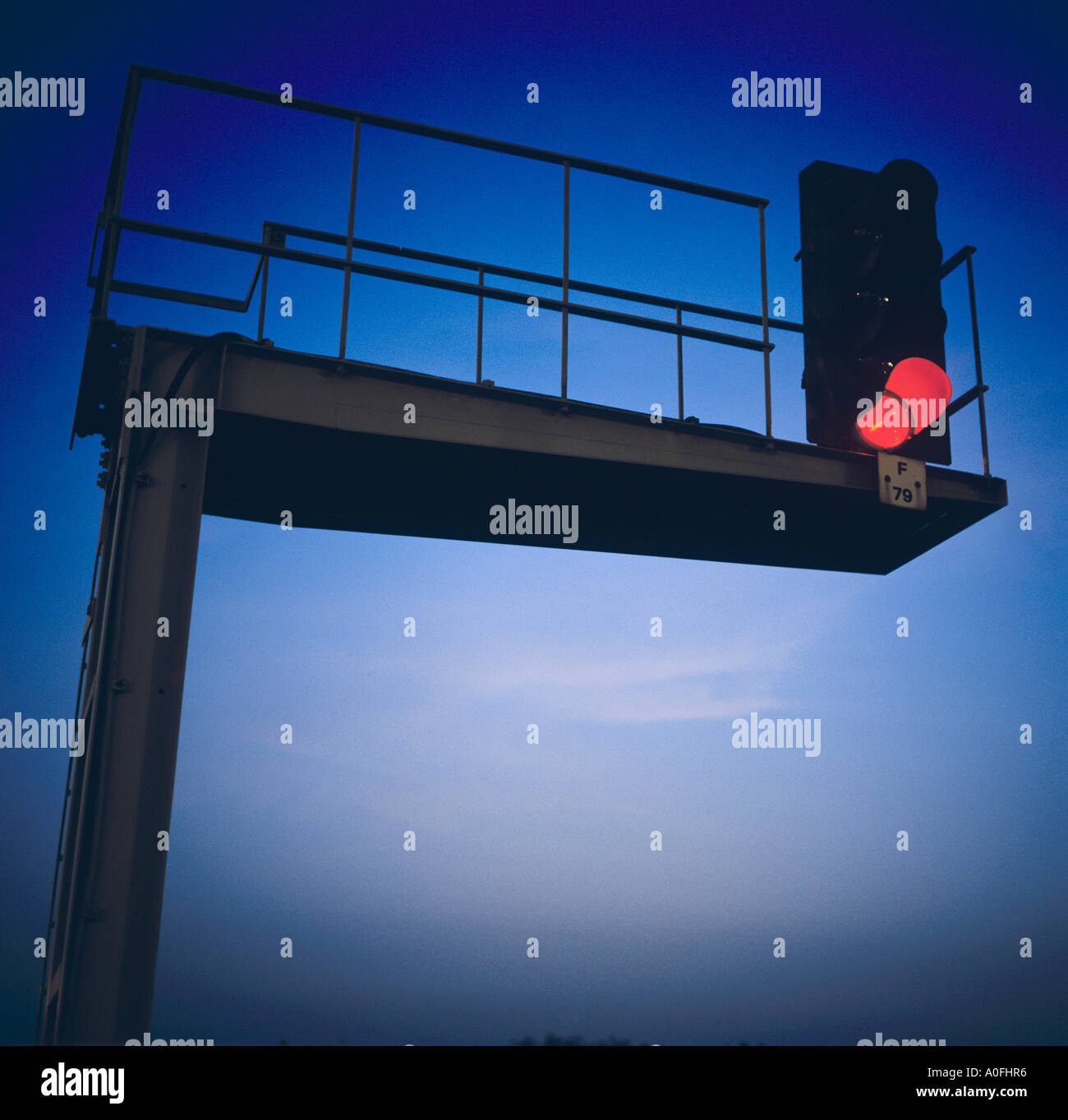 Train signal hi-res stock photography and images - Alamy