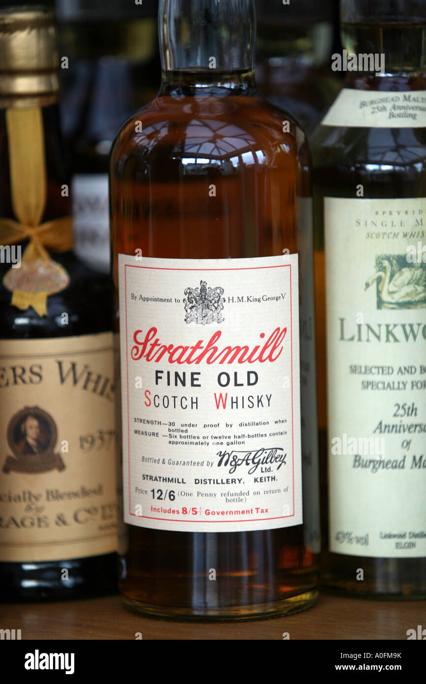 malt scotch whisky bottles Stock Photo - Alamy