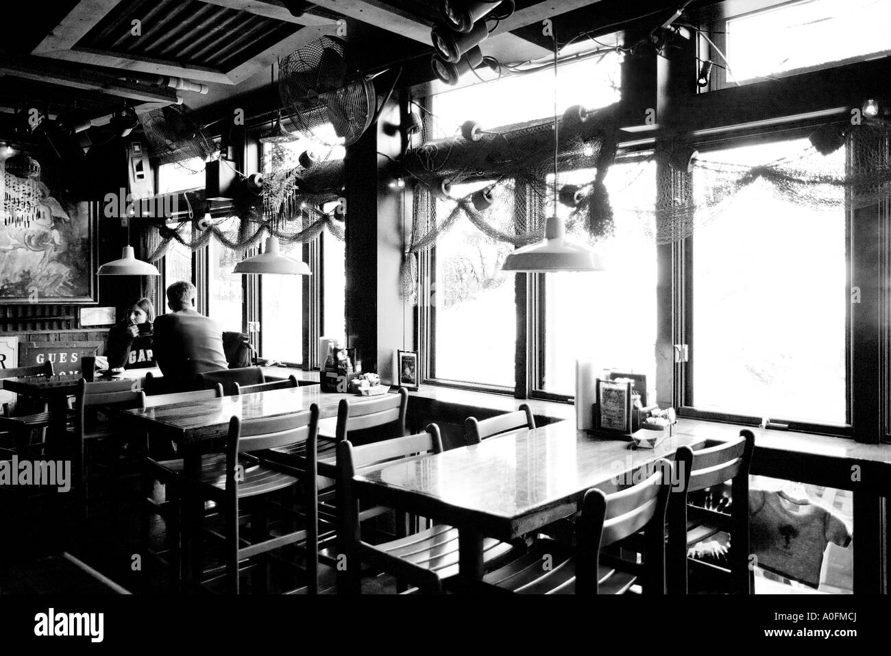 bay view restaurant in bar harbour in acadia national park Stock Photo ...