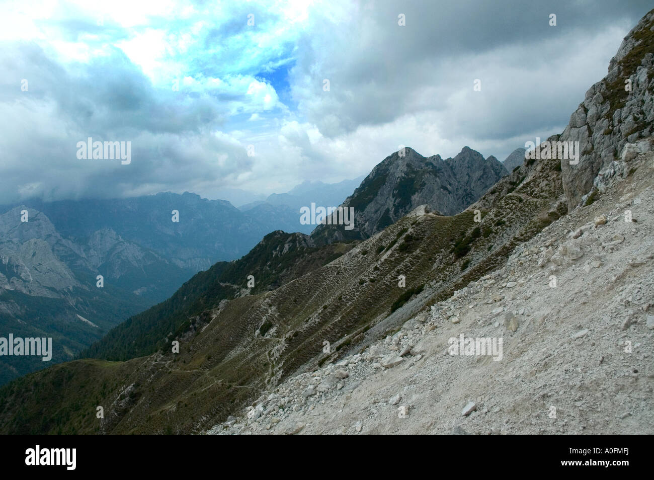 Mount Jof di Miezegnot 2087 mt Stock Photo - Alamy