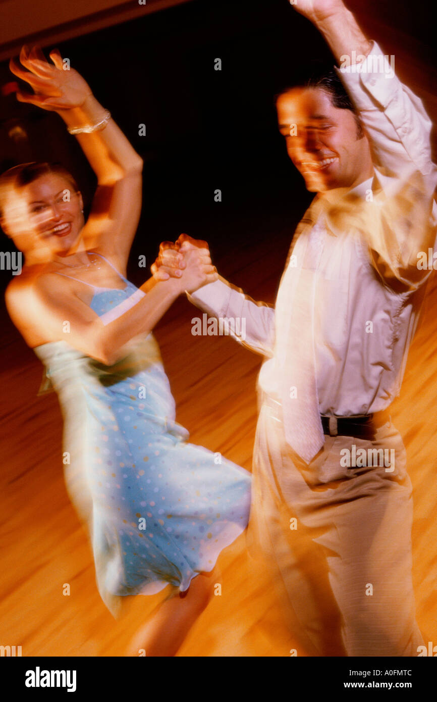 Two people dancing swing hands hi-res stock photography and images - Alamy