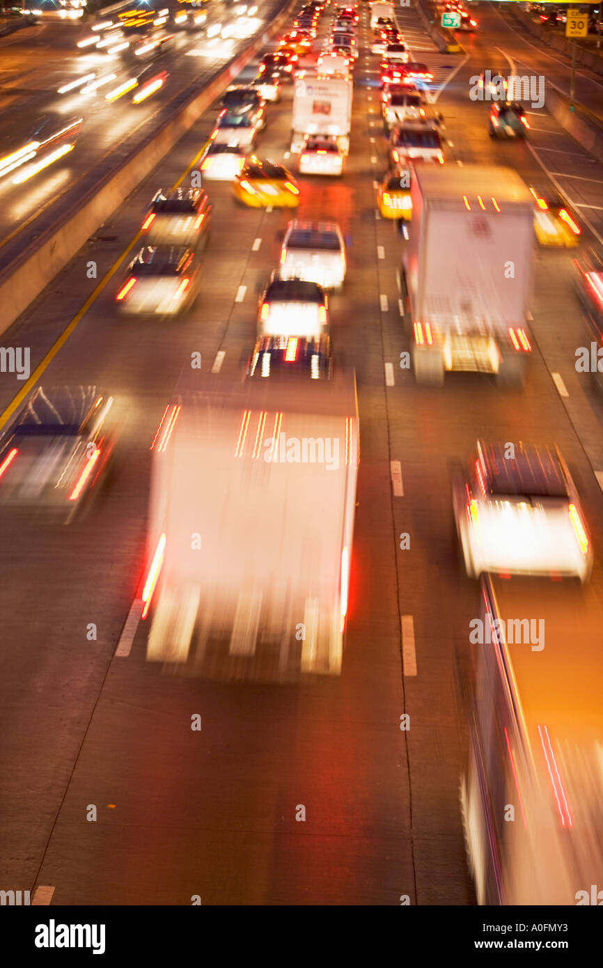 TRAFFIC ON HIGHWAY Stock Photo - Alamy