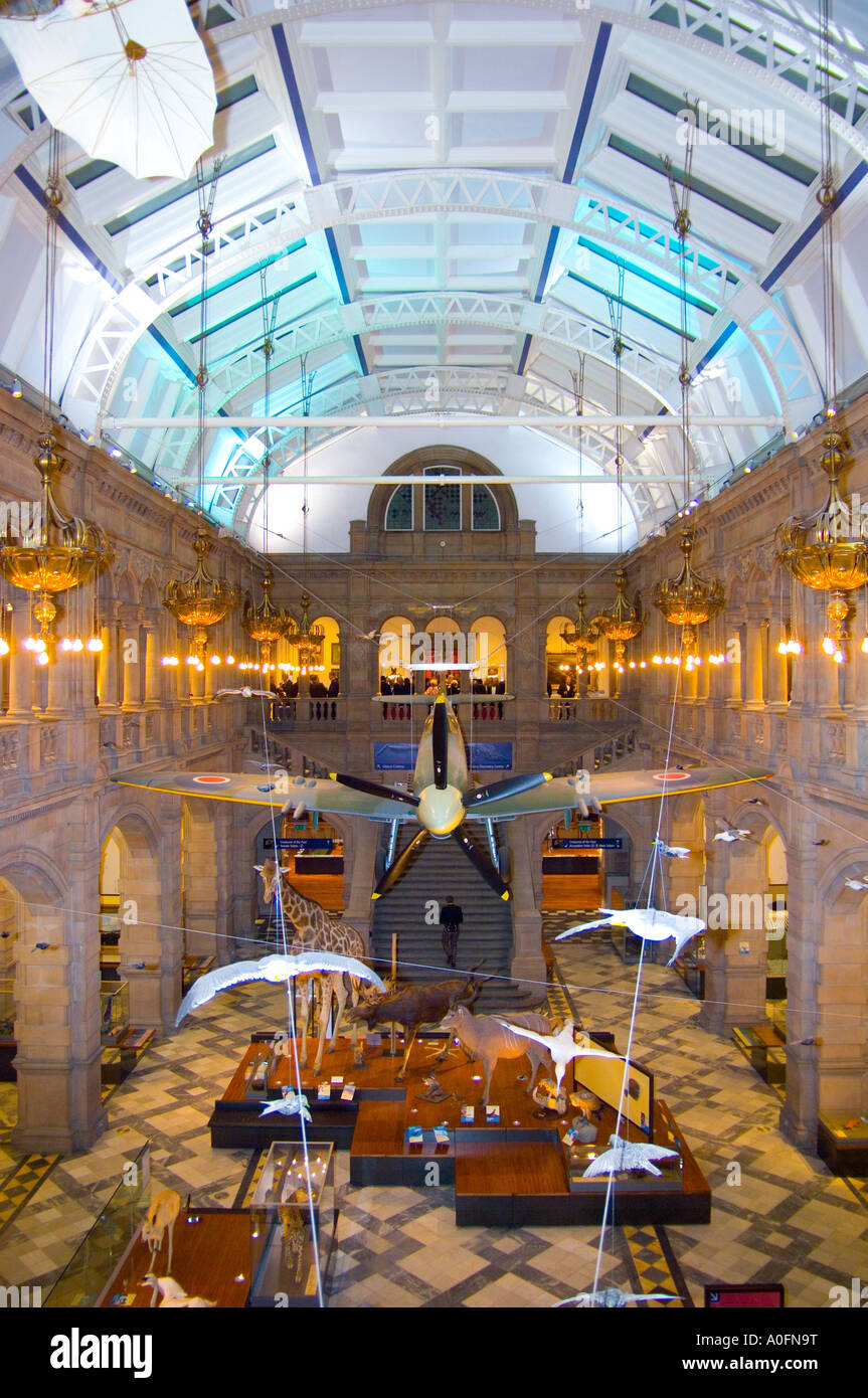 Inside the Kelvingrove Museum Glassgow Scotland Stock Photo - Alamy