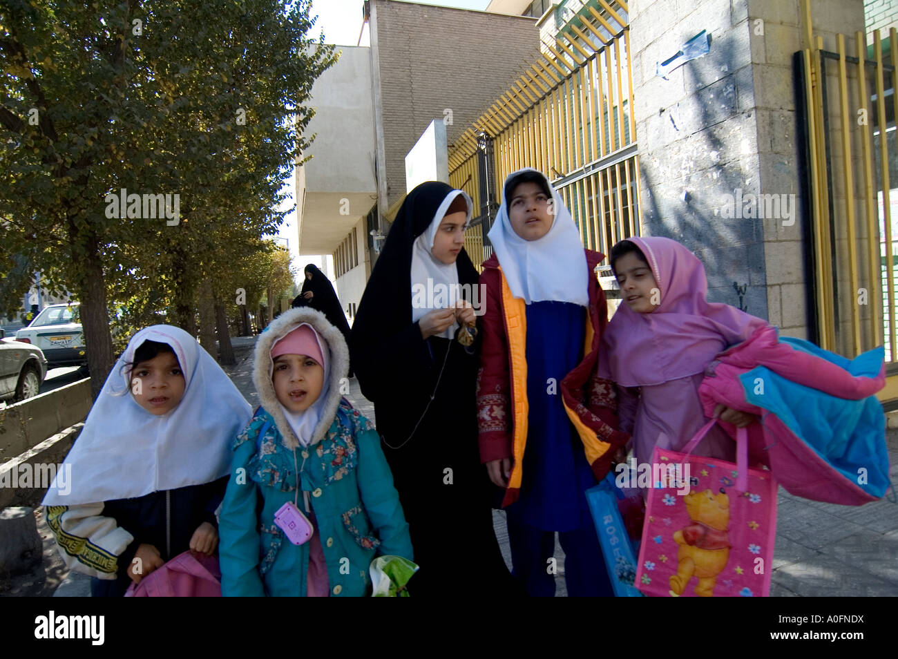 Iranian school girl hi-res stock photography and images - Alamy