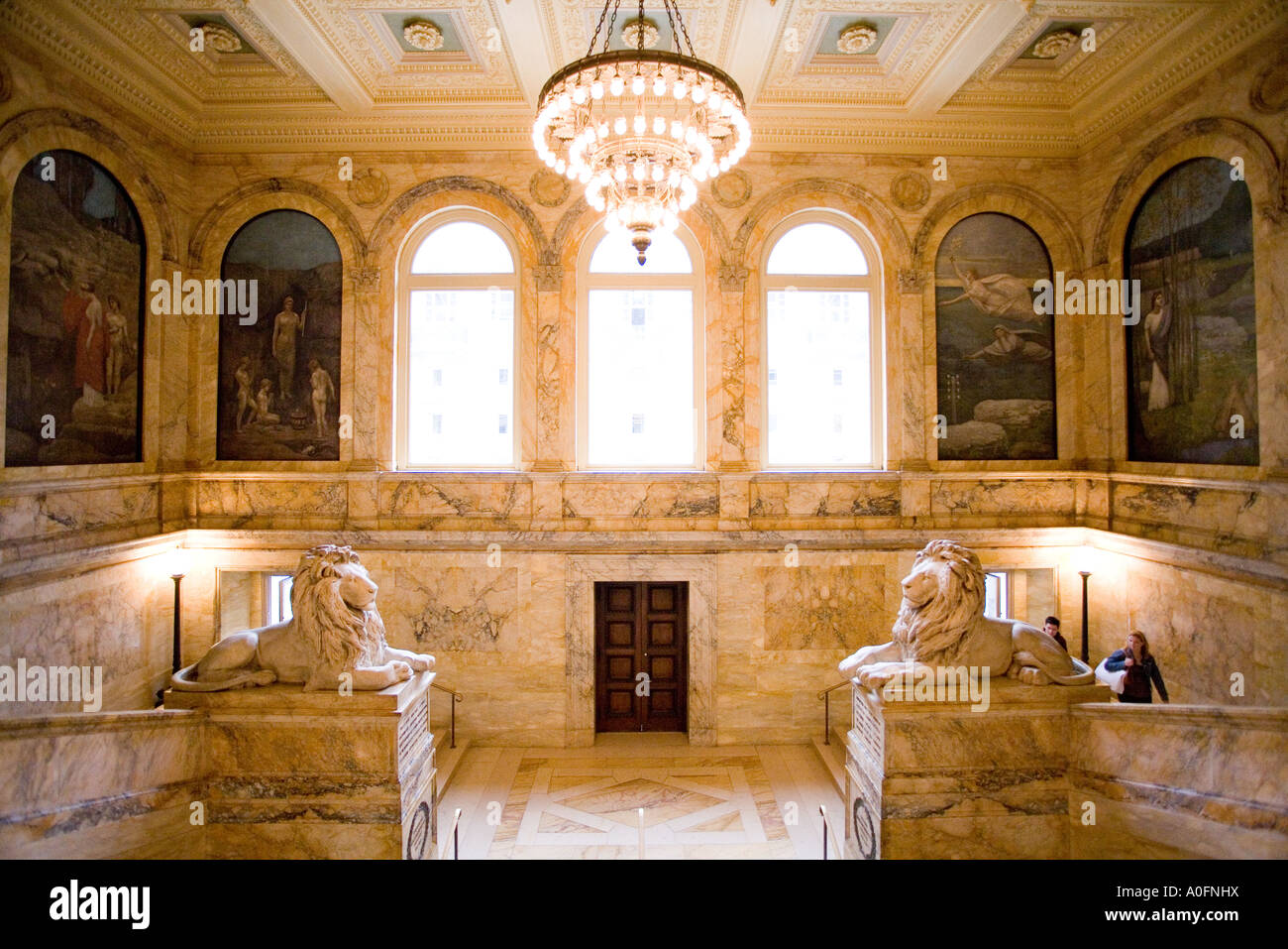 boston public library Stock Photo - Alamy