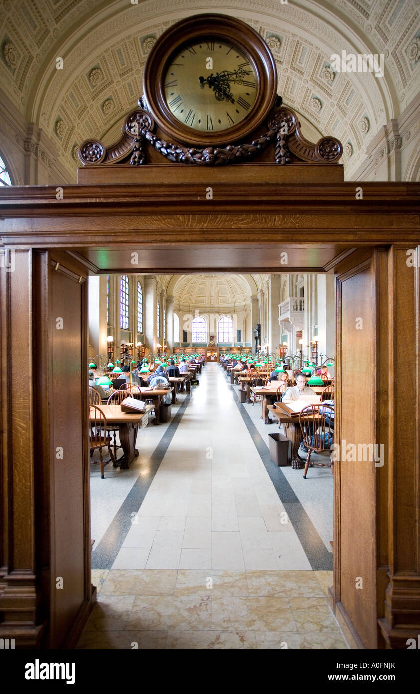 boston public library Stock Photo - Alamy