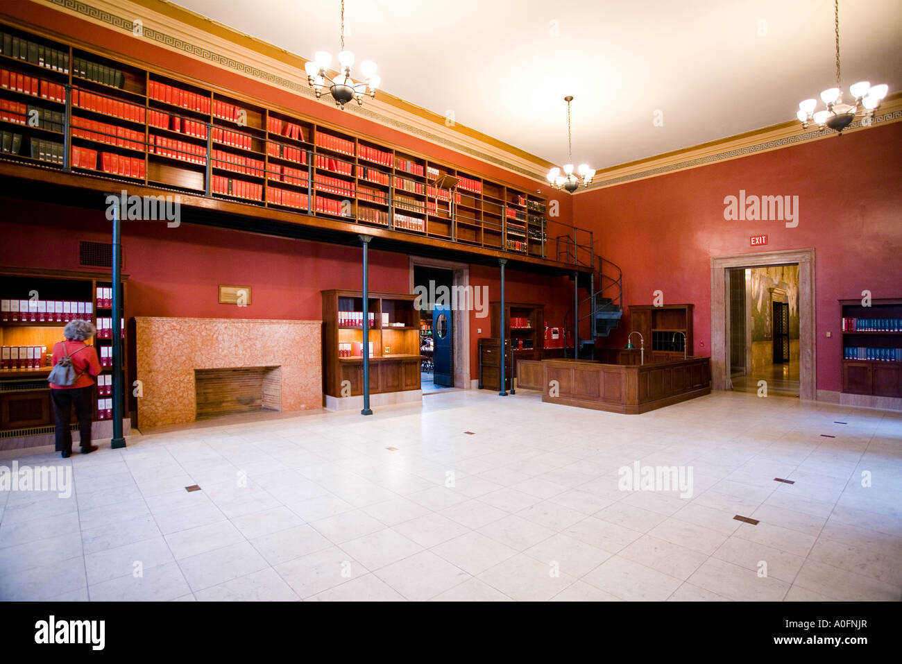 boston public library Stock Photo - Alamy