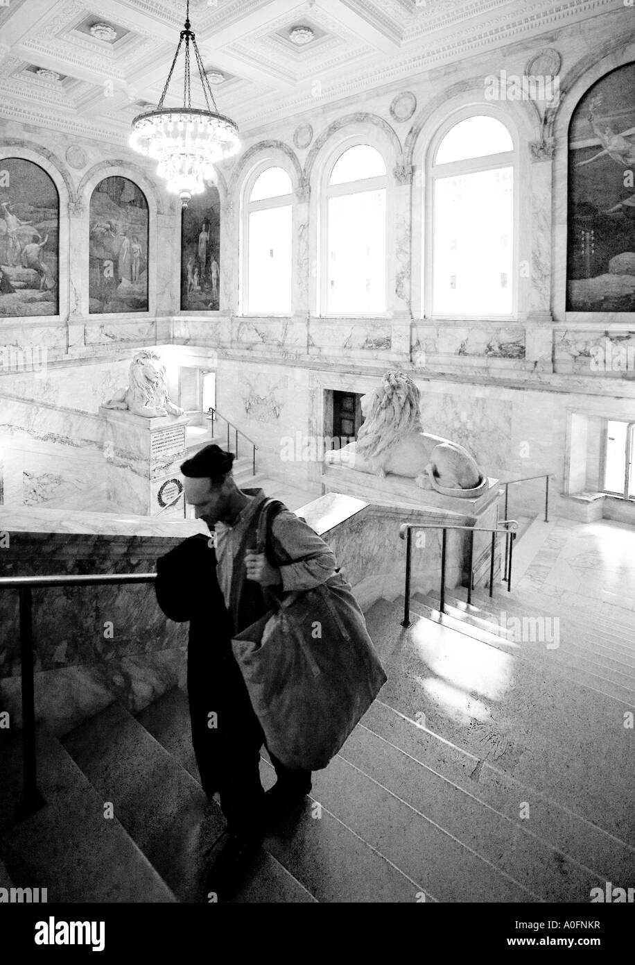 boston public library Stock Photo - Alamy