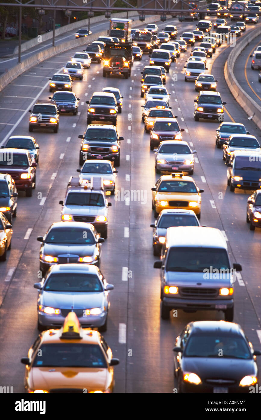 TRAFFIC ON HIGHWAY Stock Photo - Alamy