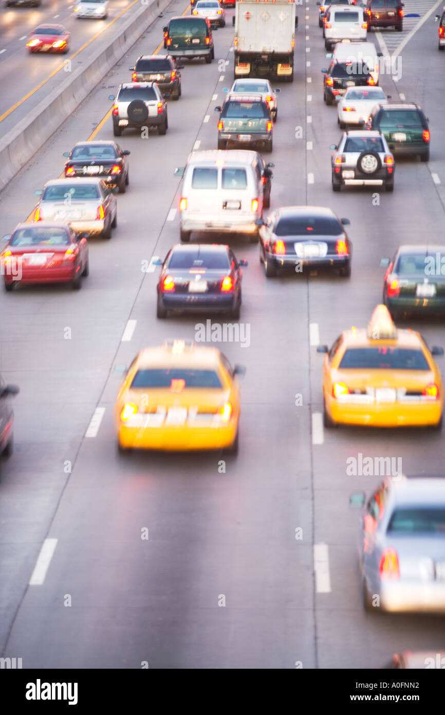 TRAFFIC ON HIGHWAY Stock Photo - Alamy