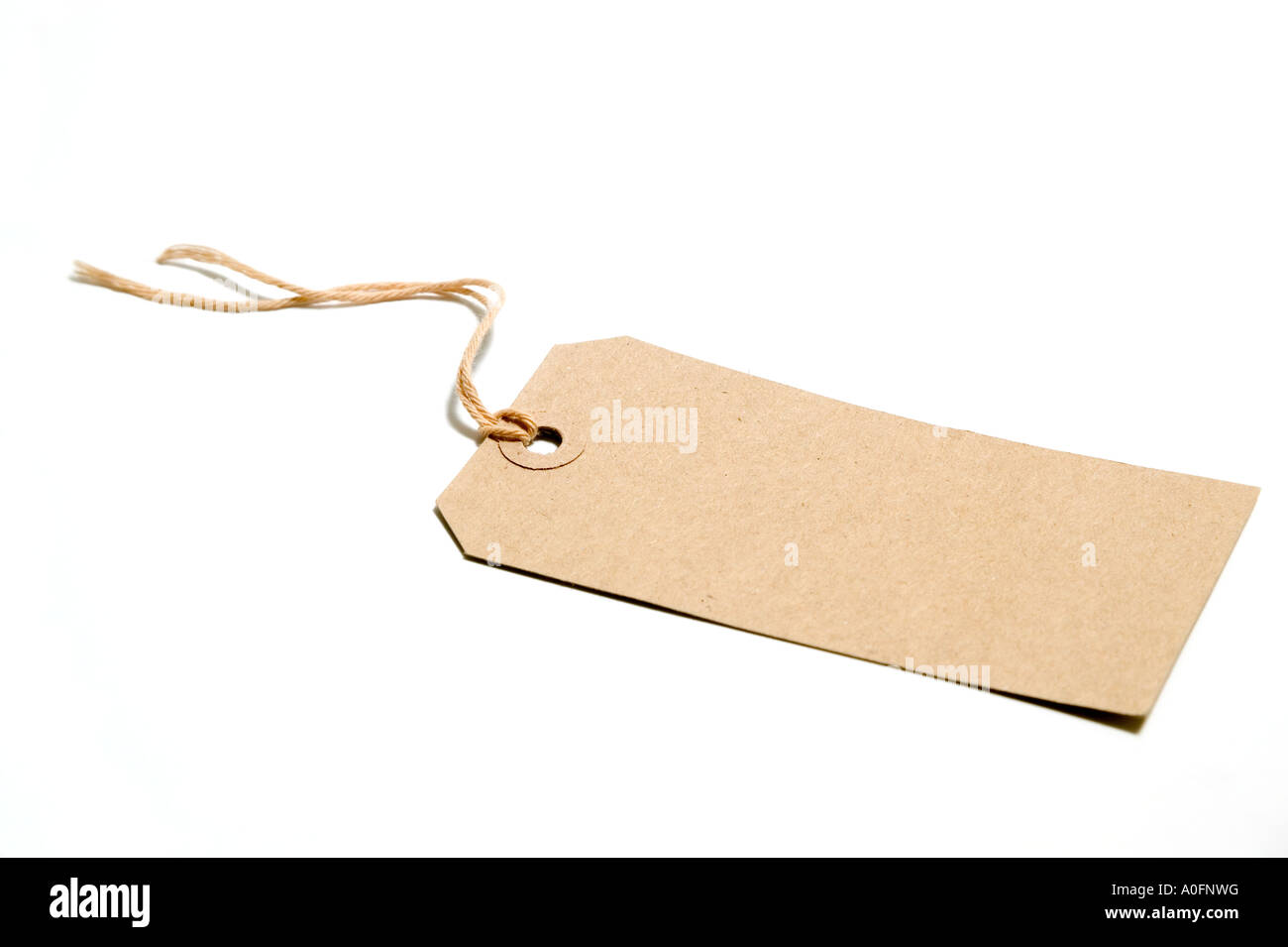 brown label,white background,cut out Stock Photo - Alamy