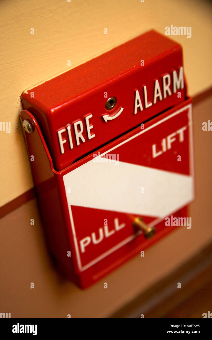 FIRE ALARM BOX Stock Photo - Alamy