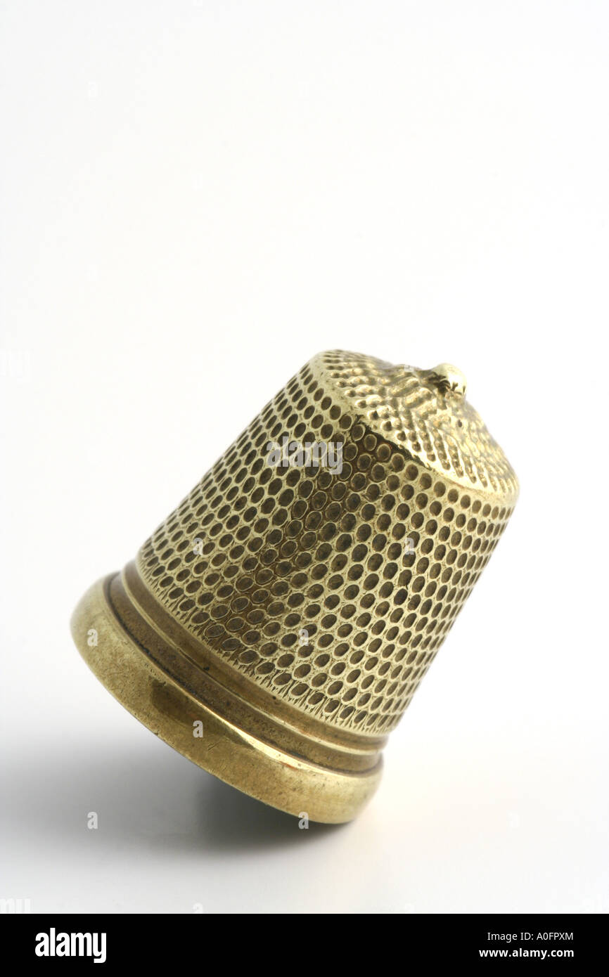 Brass thimble hi-res stock photography and images - Alamy