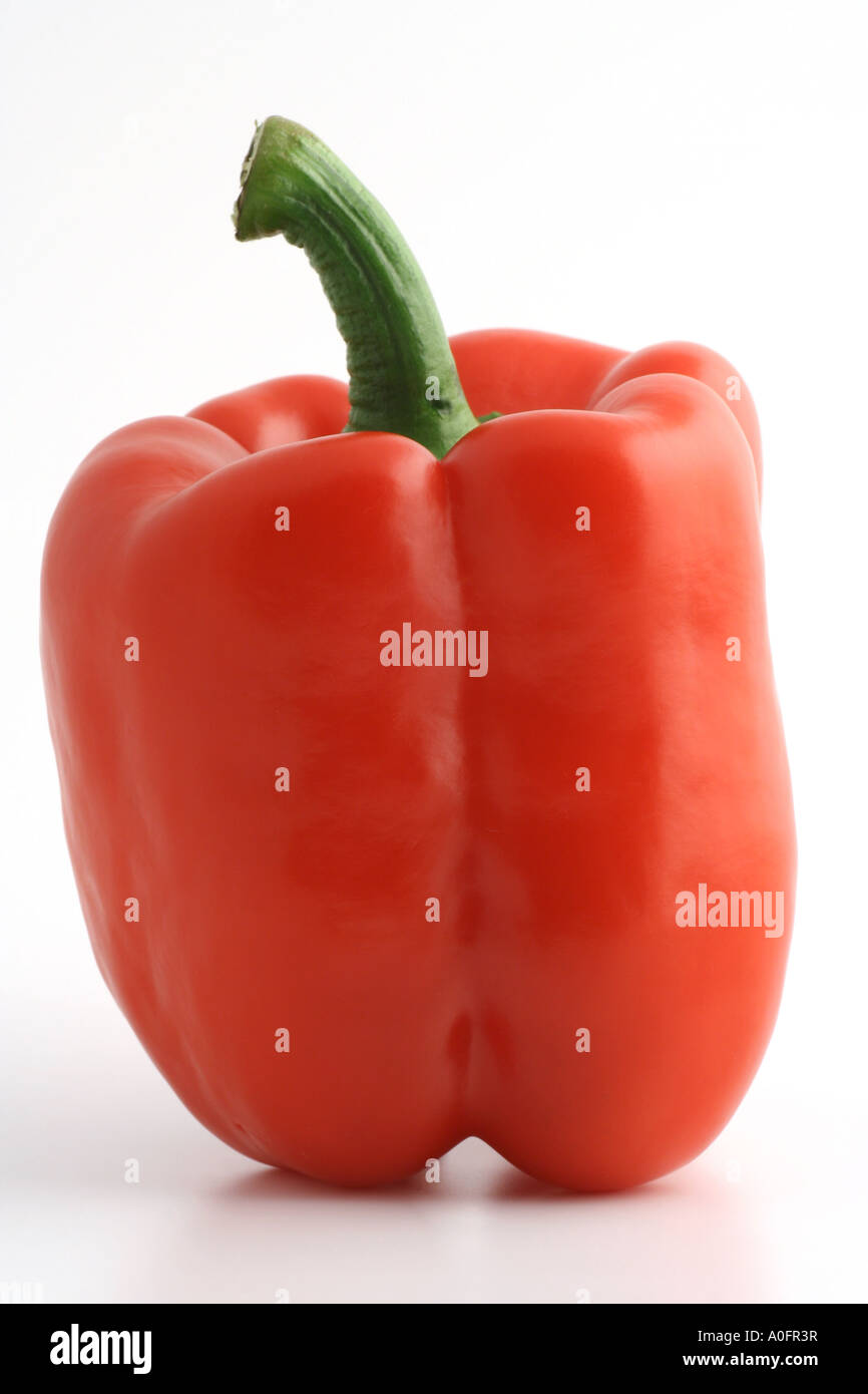 Red pepper closeup Stock Photo - Alamy