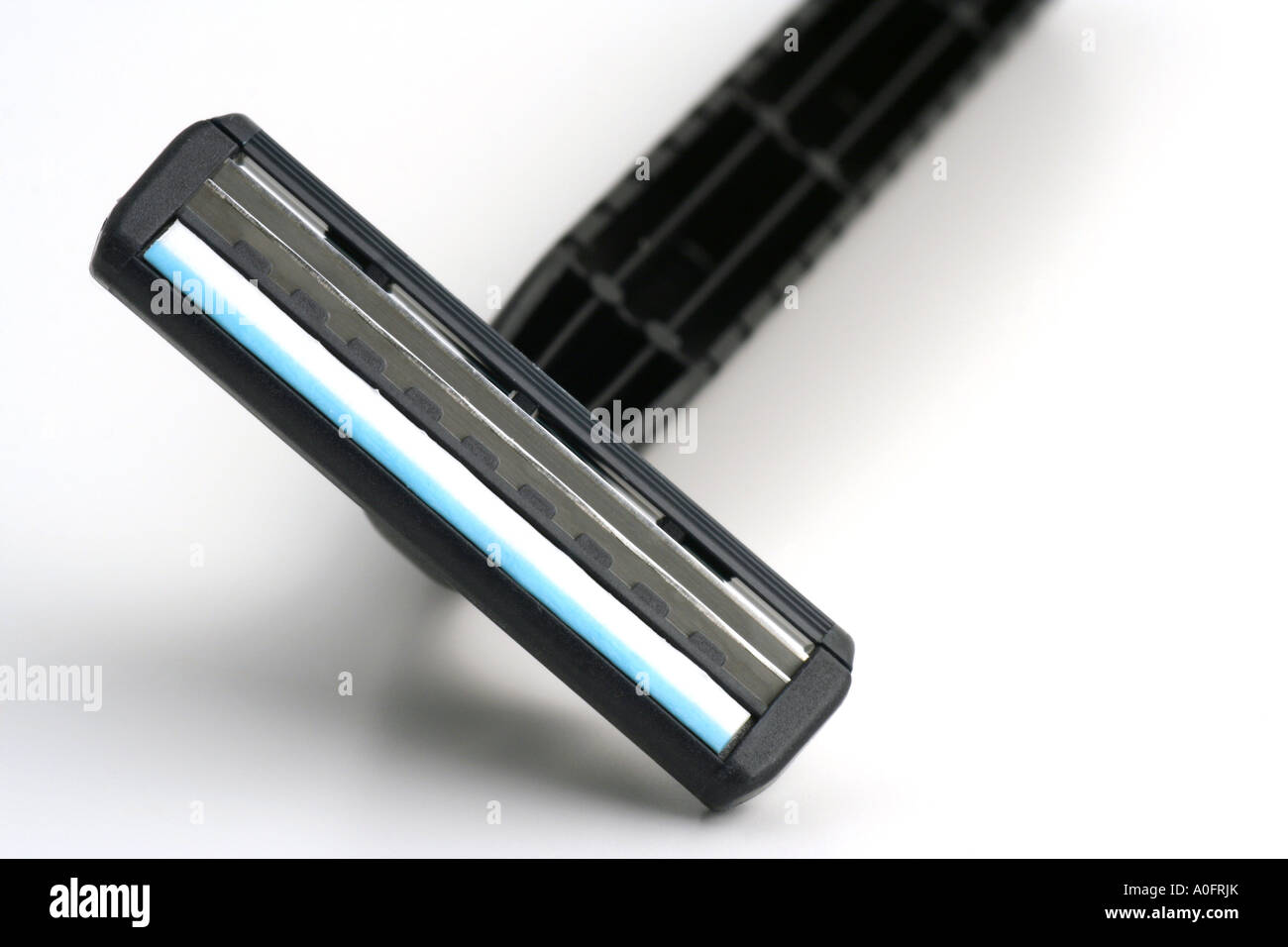 Disposable razor closeup Stock Photo - Alamy