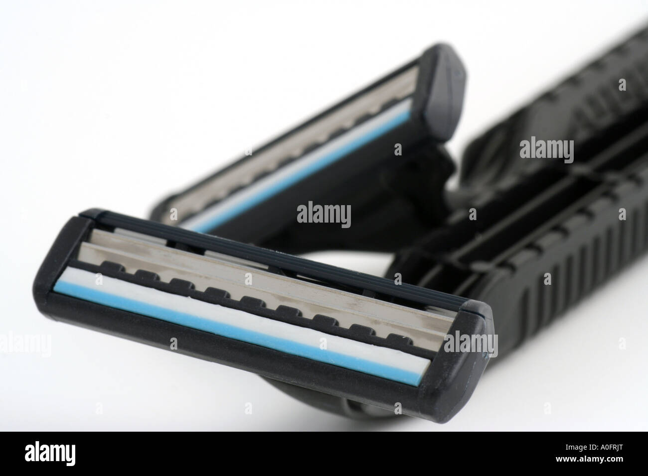 Two disposable razors Stock Photo - Alamy