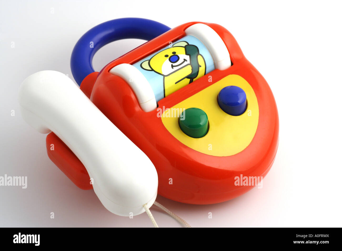 Childrens toy telephone closeup Stock Photo - Alamy