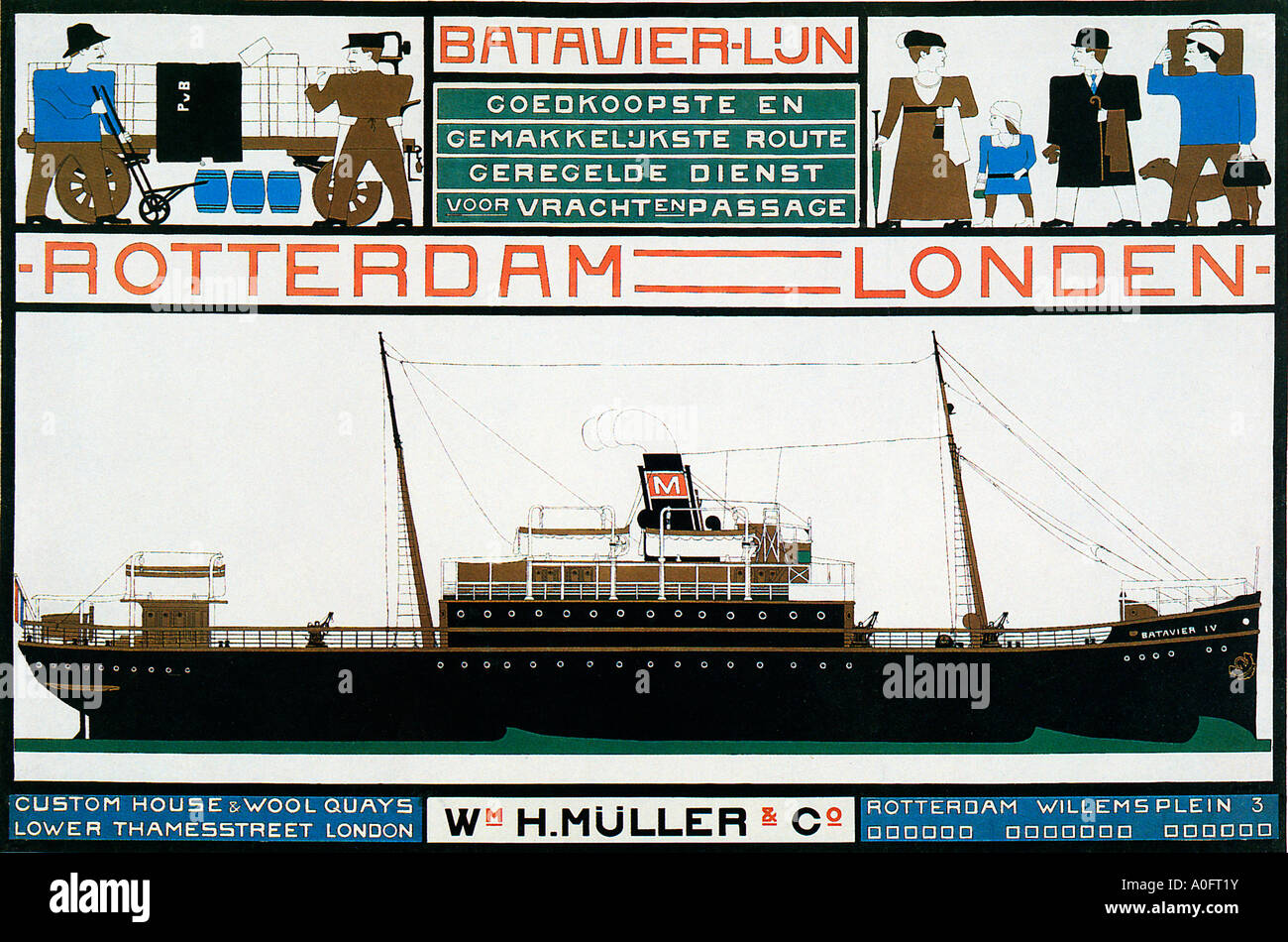 Shipping line posters hi-res stock photography and images - Alamy