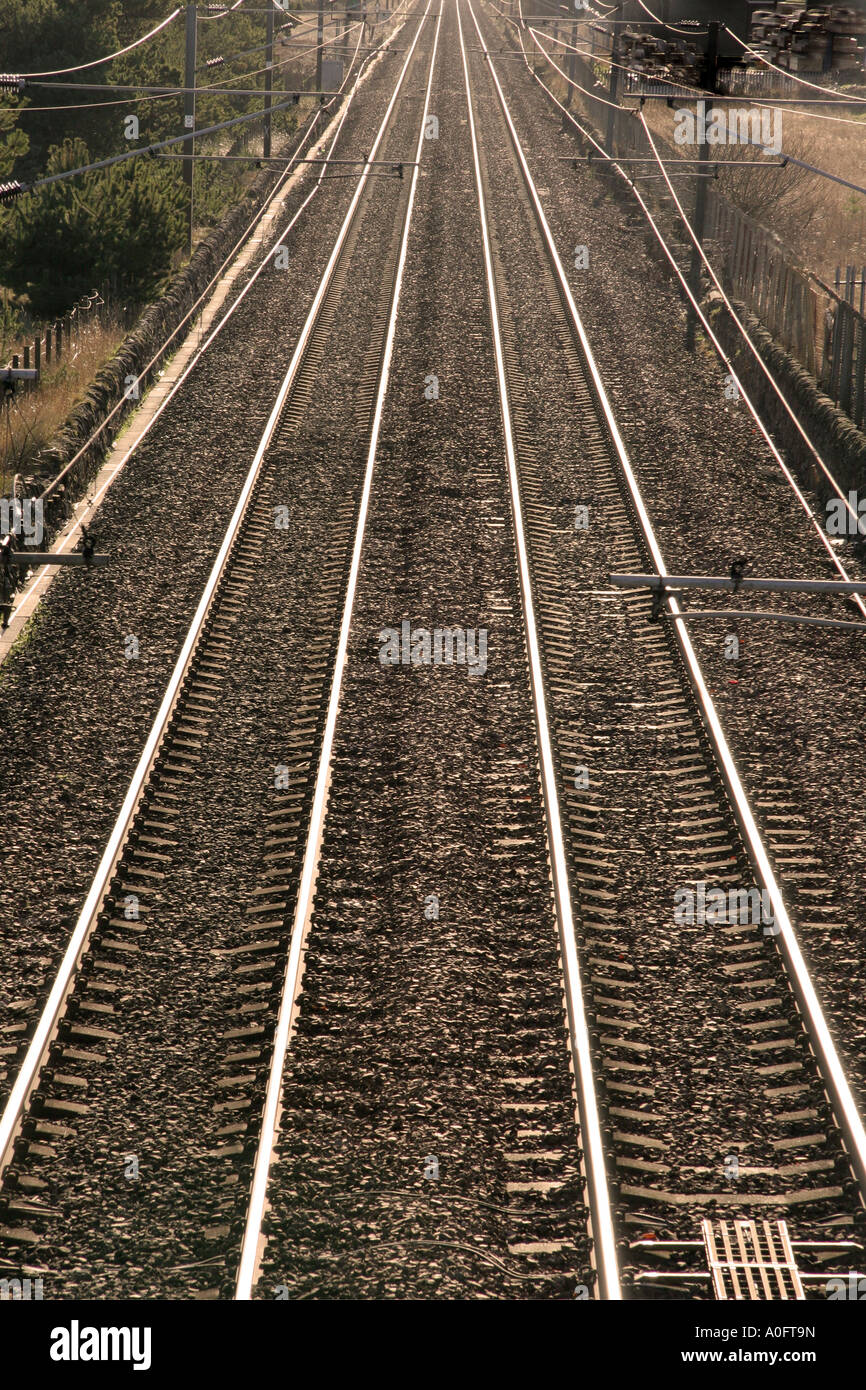 Railway track graphic hi-res stock photography and images - Alamy