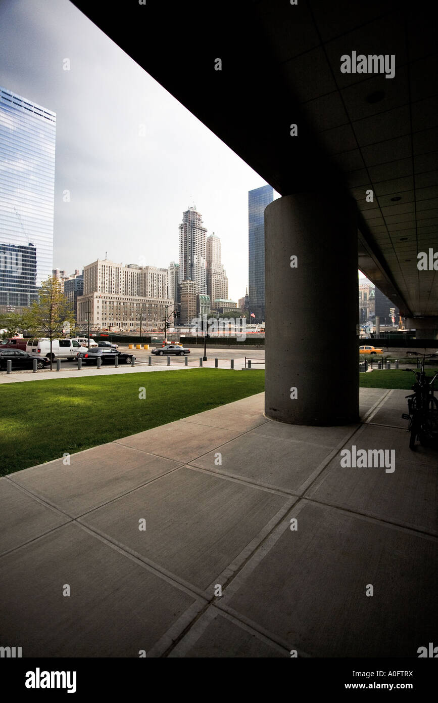 new buildings in ground zero Stock Photo - Alamy