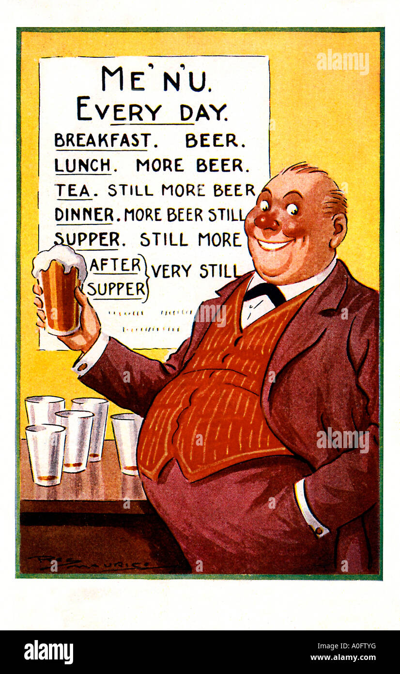 Beer Every Day 1920s seaside postcard of what looks like an interesting ...