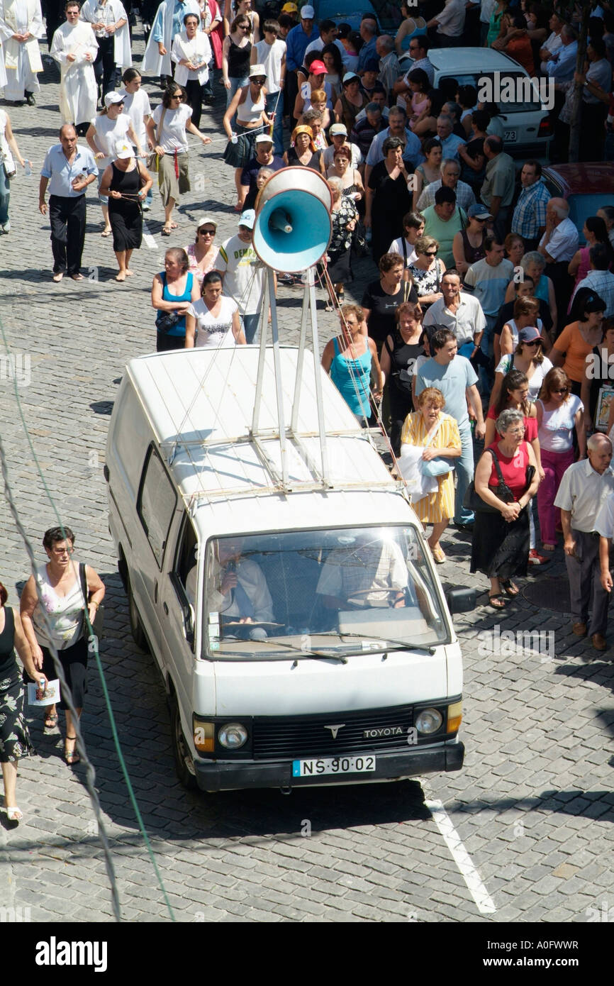 People walking in a religious procession Stock Photo - Alamy