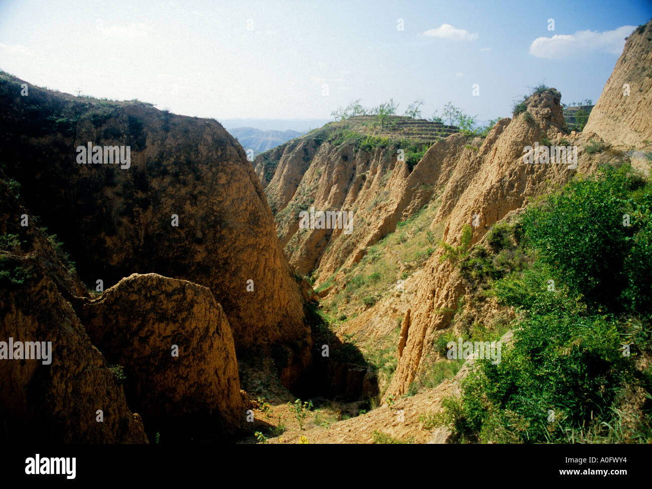 Loess plateau china and river hi-res stock photography and images - Alamy