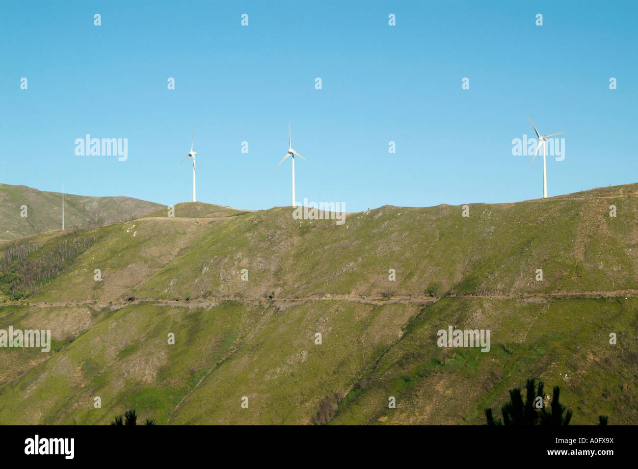 wind farm in Portugal Stock Photo - Alamy