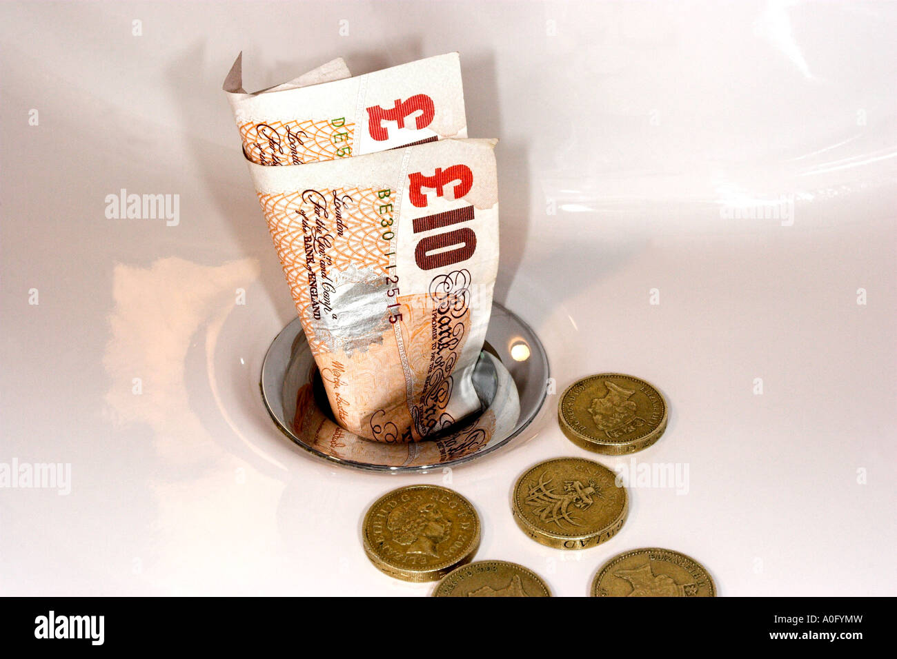 People Throwing Money Away