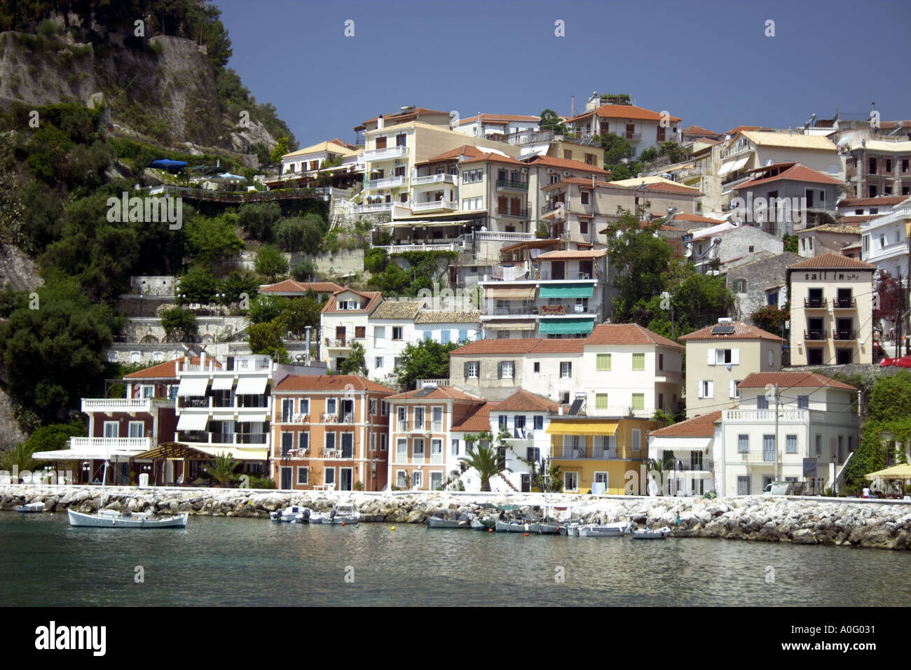 Parga seafront greece hi-res stock photography and images - Alamy