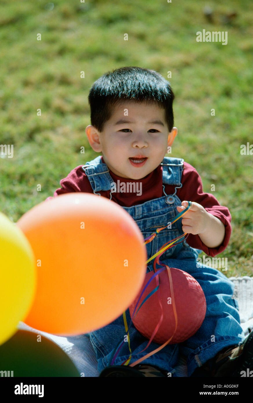 Balloon low to ground hi-res stock photography and images - Alamy