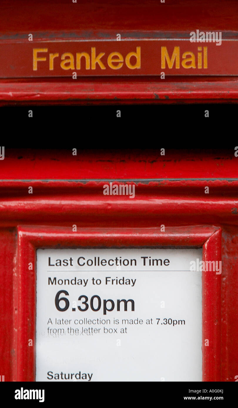 Postal franking hi-res stock photography and images - Alamy