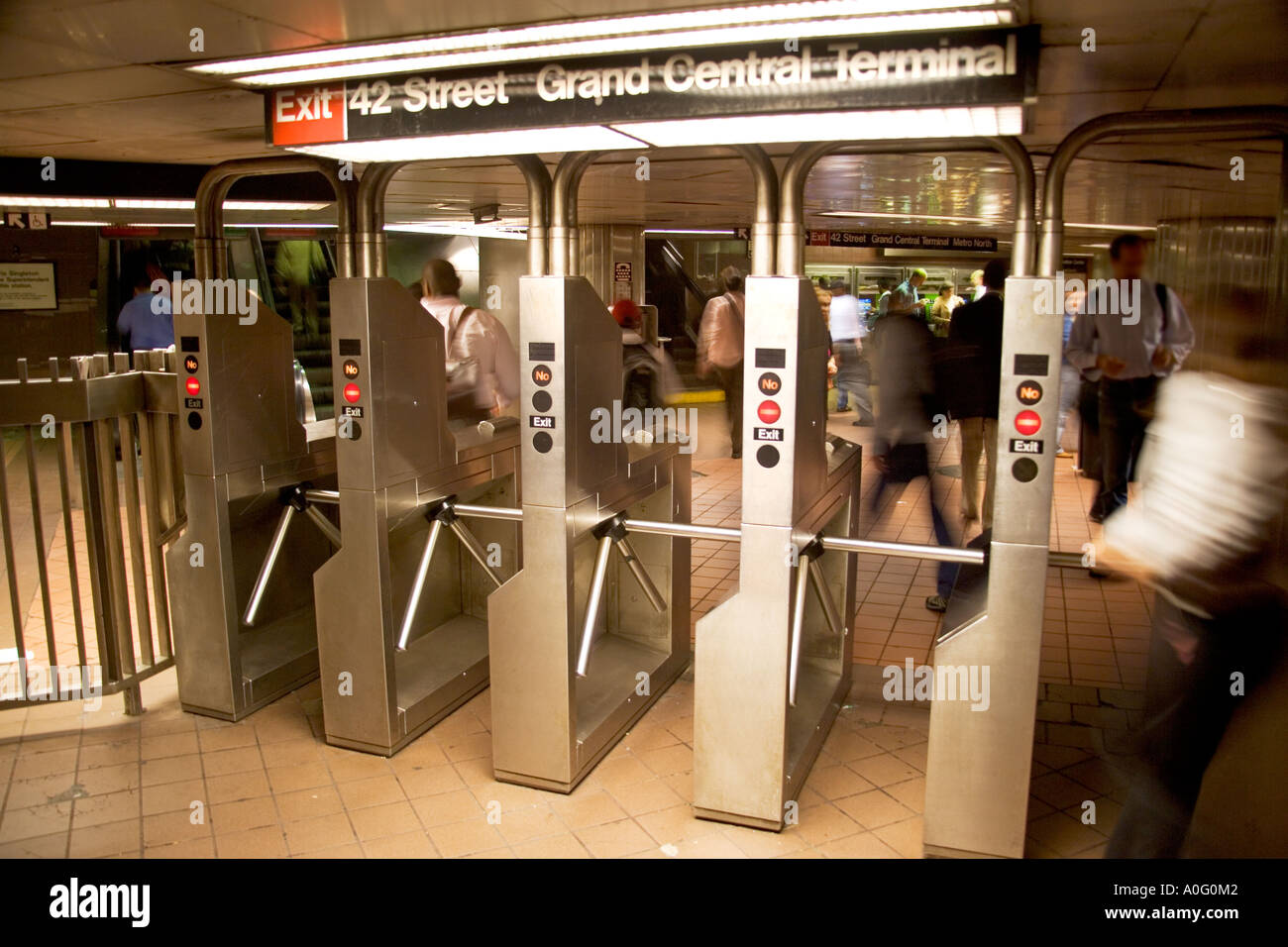 Turnstile nyc subway station hi-res stock photography and images - Alamy